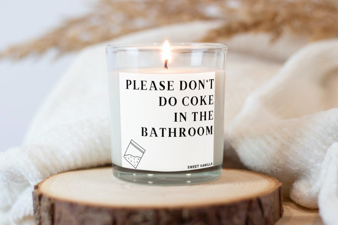 Personalised Novelty Cocaine Candle, Funny Gifts, Novelty Gifts, Joke ...