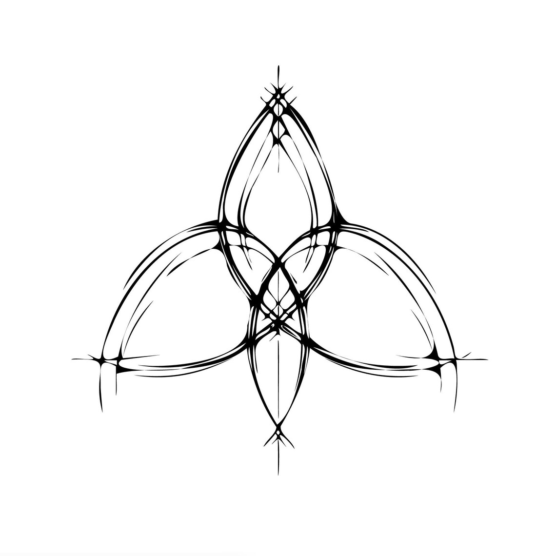 Trinity Tattoo Design Stamps | Procreate Brushes | Sacred Geometry ...