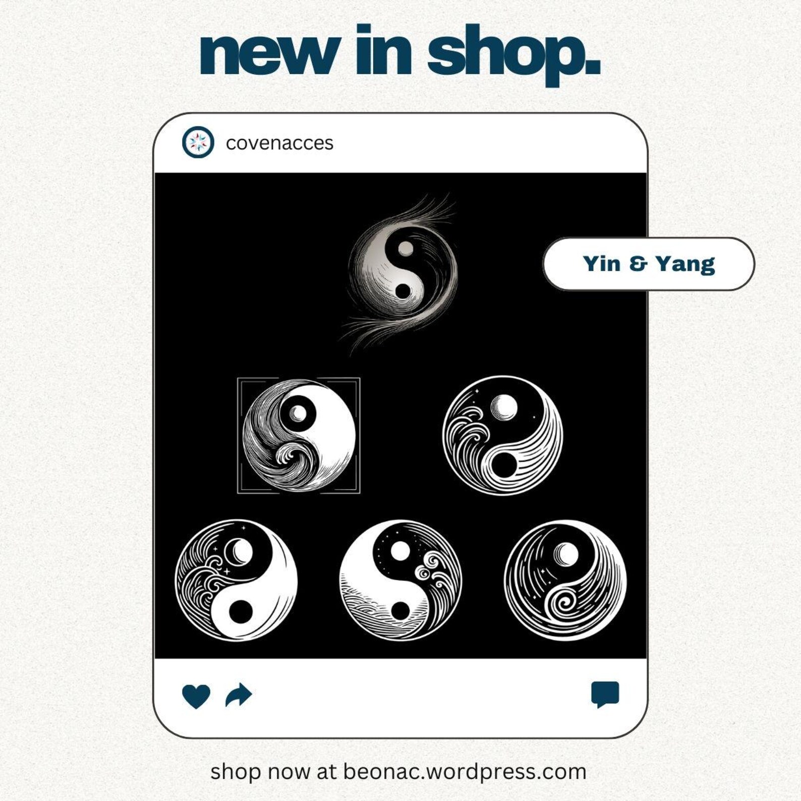 Yin and Yang Tattoo Design Minimalist Linework Art Perfect for Custom ...