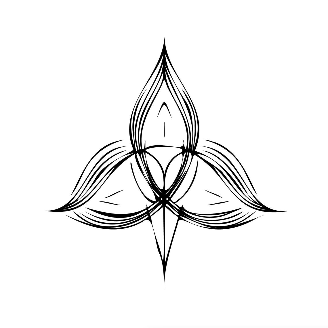 Trinity Tattoo Design Stamps | Procreate Brushes | Sacred Geometry ...