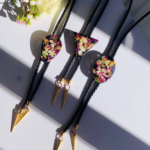 Leather Bolo Tie - Etsy