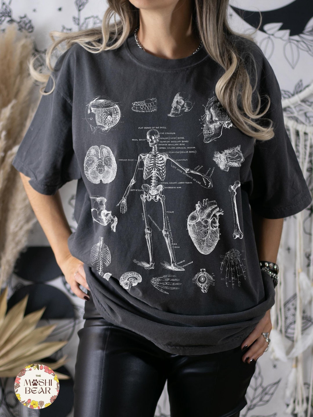 Human Skeleton Anatomy Tshirt Vintage Skeleton Shirt Doctor Shirt ...