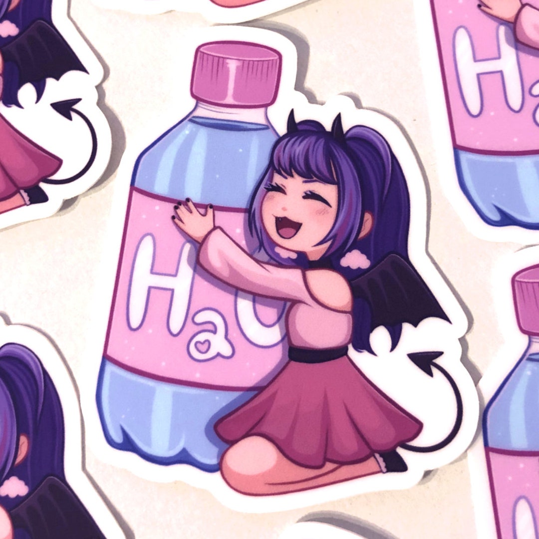 H2O Water Hydration Self Care Vinyl Sticker - Etsy
