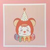 Pastel Sloth Jester Vinyl Sticker, Diecut, Clown, Clowncore, Circus ...