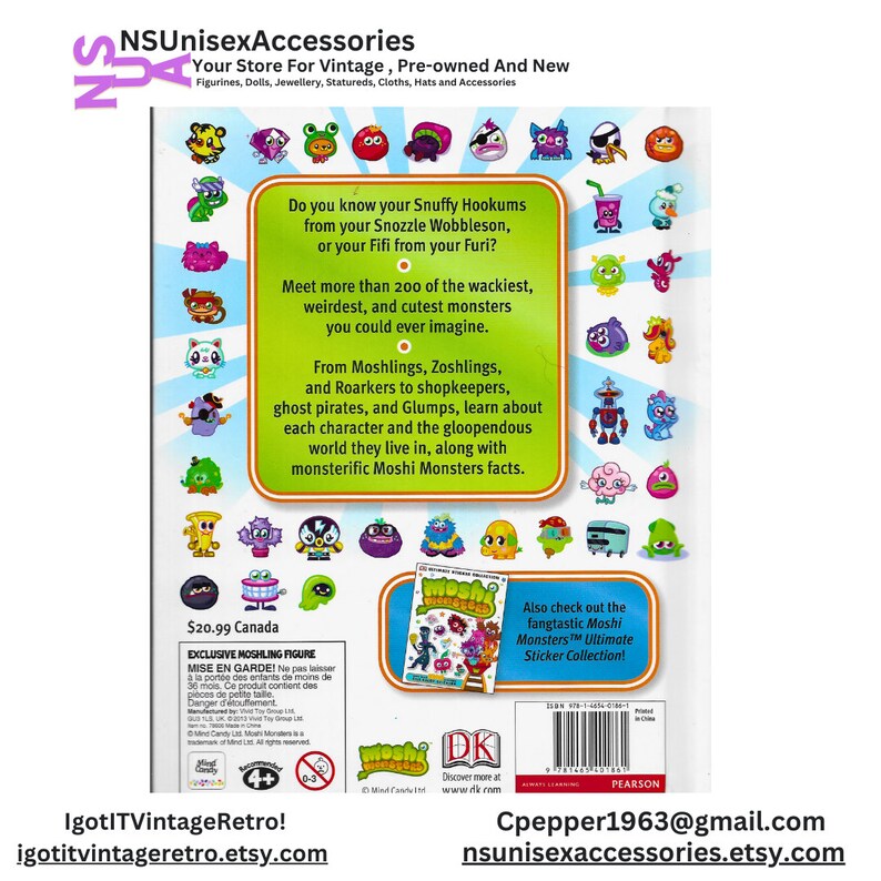 Moshi Monsters: Character Encyclopedia Hardcover and Dreamworks Trolls ...