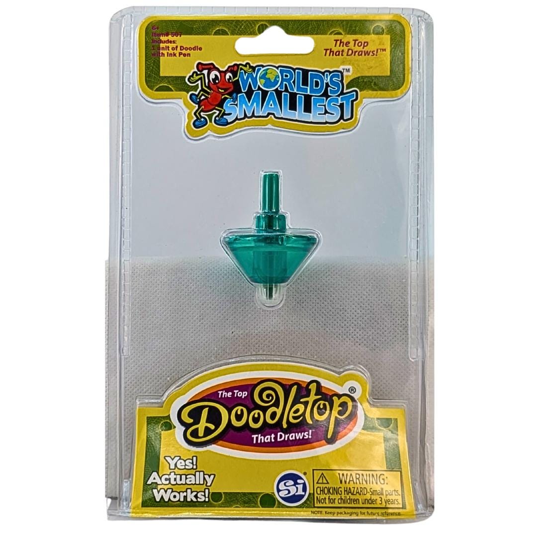 World's Smallest #507T Doodletop Green New - Etsy