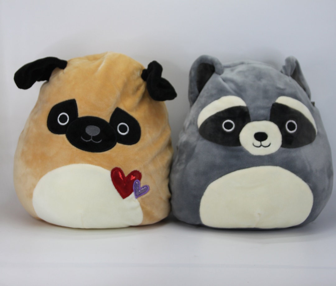 Kelly Toys Squish Mallow Prince Pug 8” Valentines Hearts Tag Soft ...