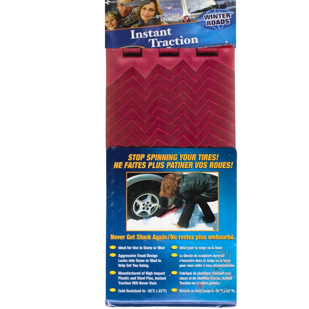 Superex Instant Traction 2 Tracks for Winter Roads Use in Snow or Mud ...