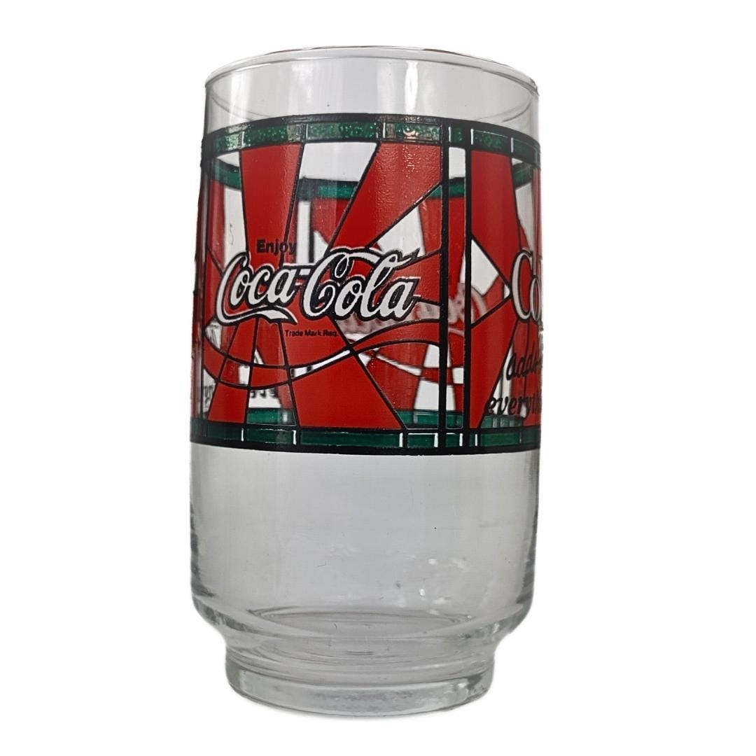 Vintage 1978 Coca-cola Stained Glass Drink Coke, Nice Holiday Gifts ...
