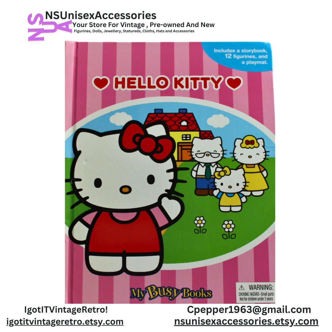 Hello Kitty My Busy Book Board Book - Etsy