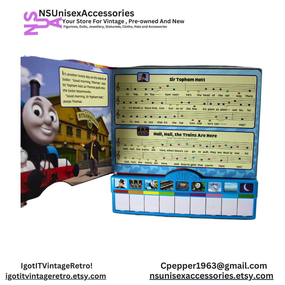 Thomas and Friends Piano Book Play a Song and Thomsa & Friend - Etsy