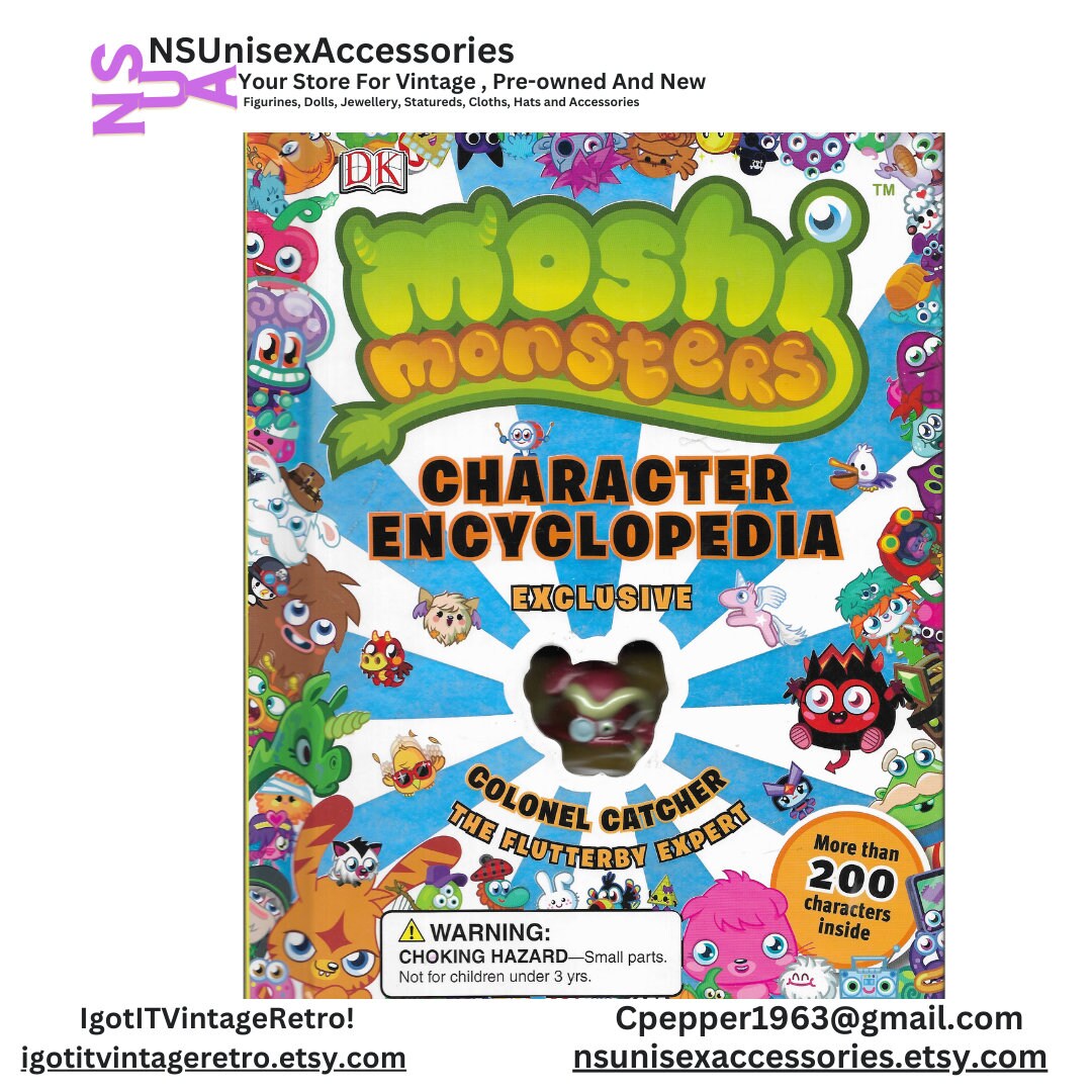 Moshi Monsters: Character Encyclopedia Hardcover and - Etsy