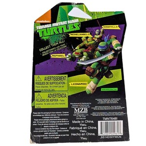Nickelodeon Set of 4pcs Teenage Mutant Ninja Turtles Battle Shell ...