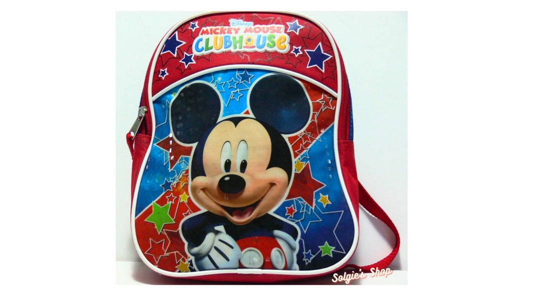 Disney Mickey Mouse Clubhouse School Backpack Donald Goofy 10 - Etsy