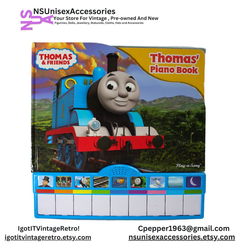 Thomas and Friends Piano Book Play a Song and Thomsa & Friend - Etsy