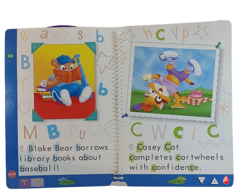 Leappad Phonics Leap Friends From A to Z Book & Cartridge Pre-owned - Etsy