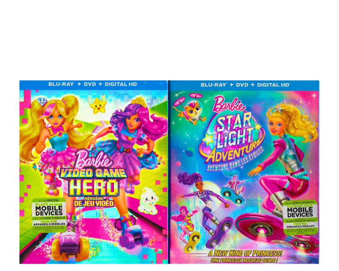 Barbie Video Game Hero - Blu-ray + DVD New and Barbie: Star Light ...