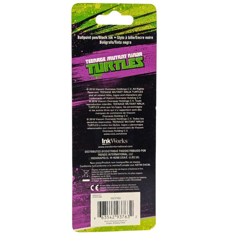 Nickelodeon Teenage Mutant Ninja Turtles Ballpoint Pen Action TMNT ...