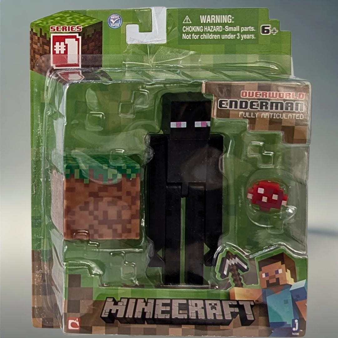 MINECRAFT Villanger Enderman Figure Overworld Series #1 - Etsy