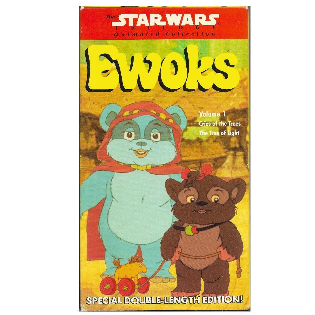 Ewoks Volume 1 Star Wars Animated Collection VHS W/slipcover Used ...