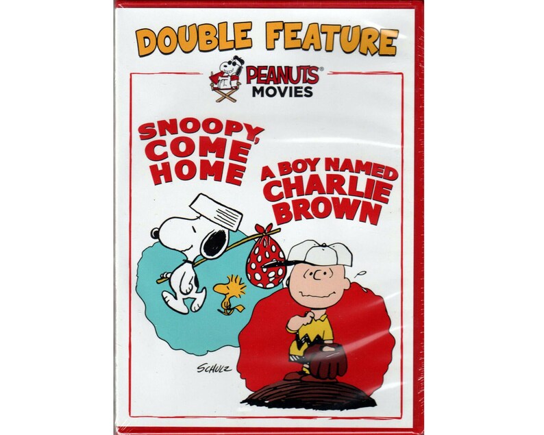 Peanuts Double Feature Snoopy Come Home and A Boy Named Charlie Brown DVD Animation Peanuts ...