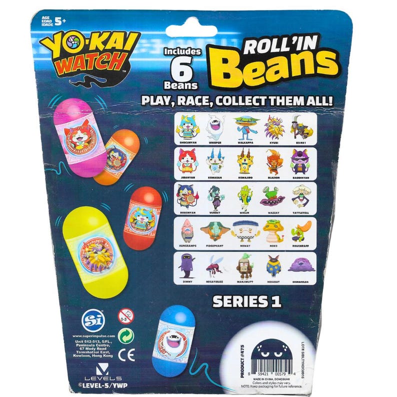 2016 Level-5 Yo-kai Watch Roll'in Beans Series 1 #474 in New - Etsy