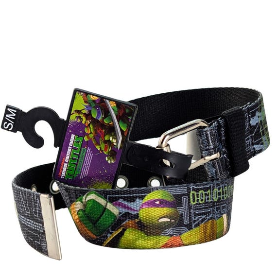 Teenage Mutant Ninja Turtles Adjustable Child Belt New - Gem