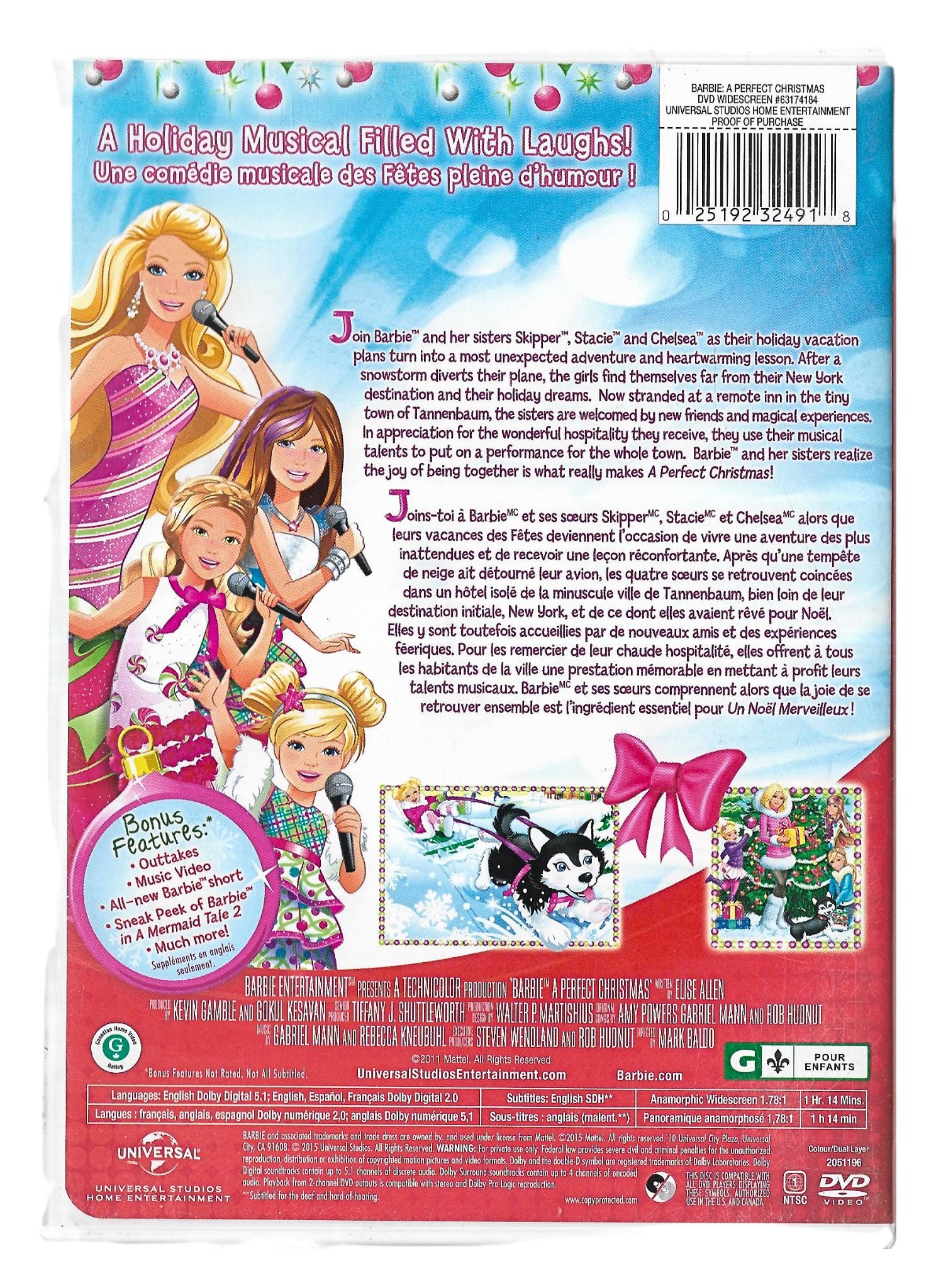 Barbie Dvds A Mermaid Tale, Aperfect Christmas, Child, Children, Kids ...