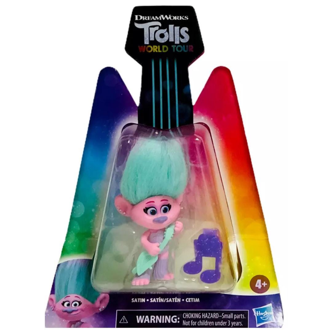 Dreamworks Trolls World Tour Figures Satin Sealed 3" Hasbro New - Etsy