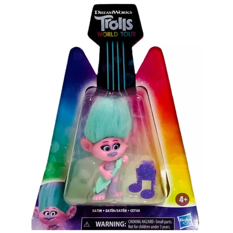 Dreamworks Trolls World Tour Figures Satin Sealed 3" Hasbro New - Etsy