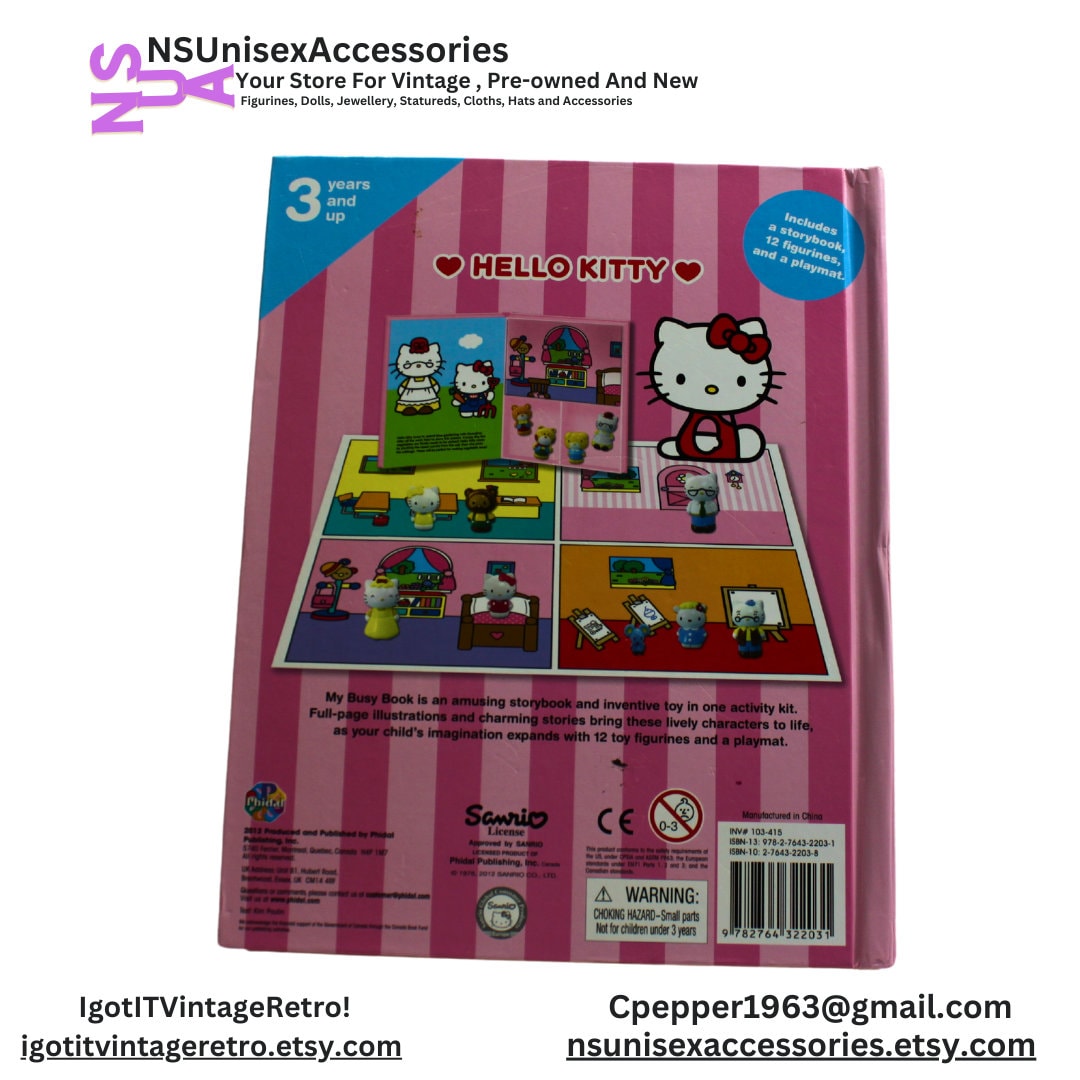 Hello Kitty My Busy Book Board Book - Etsy