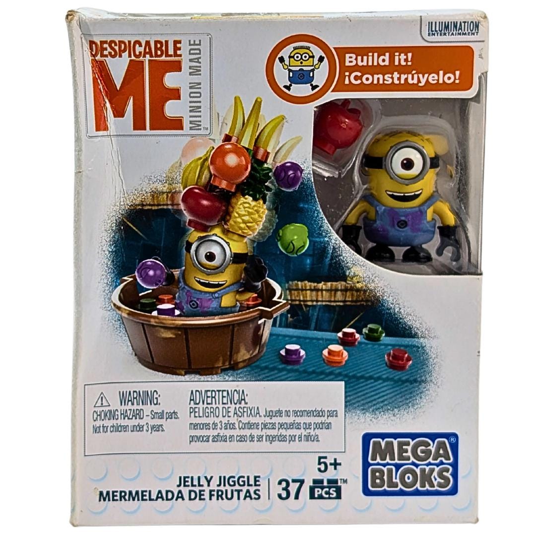 Mega Bloks Despicable Me Jelly Jiggle 37pcs New - Etsy