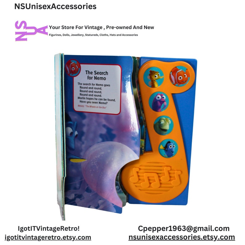 Barbie Movie Theater Storybook, Movie Projector and Nemo Splashy Songs ...