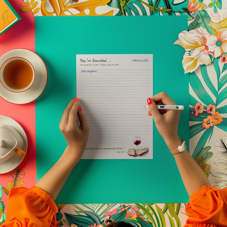 JW Letter Writing Paper | 2024 Memorial Invitation Campaign ...