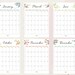 Printable Weekly Planner and 2023 Calendar, Monthly Planner, Watercolor ...