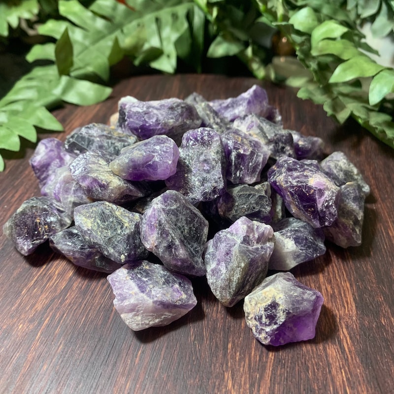 Raw Amethyst Crystal - Etsy