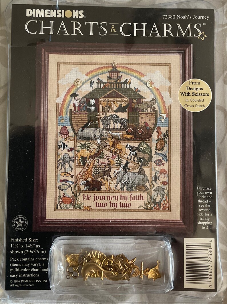 Vintage Dimensions Charts and Charms Cross Stitch. noahs - Etsy