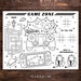 Kids Video Game Activity & Coloring Sheet | Printable Video Game Party ...