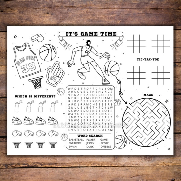 Basketball Printable - Etsy