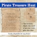 Pirate Treasure Hunt Game Clues for Party | Treasure Hunt for Kids ...