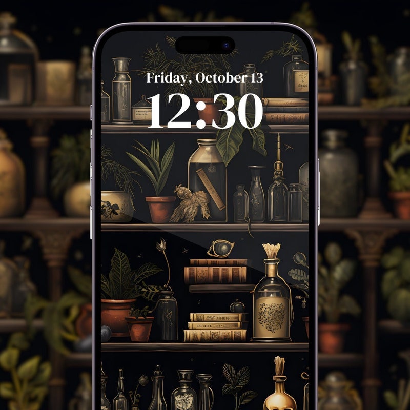 Apothecary Wallpaper - Etsy