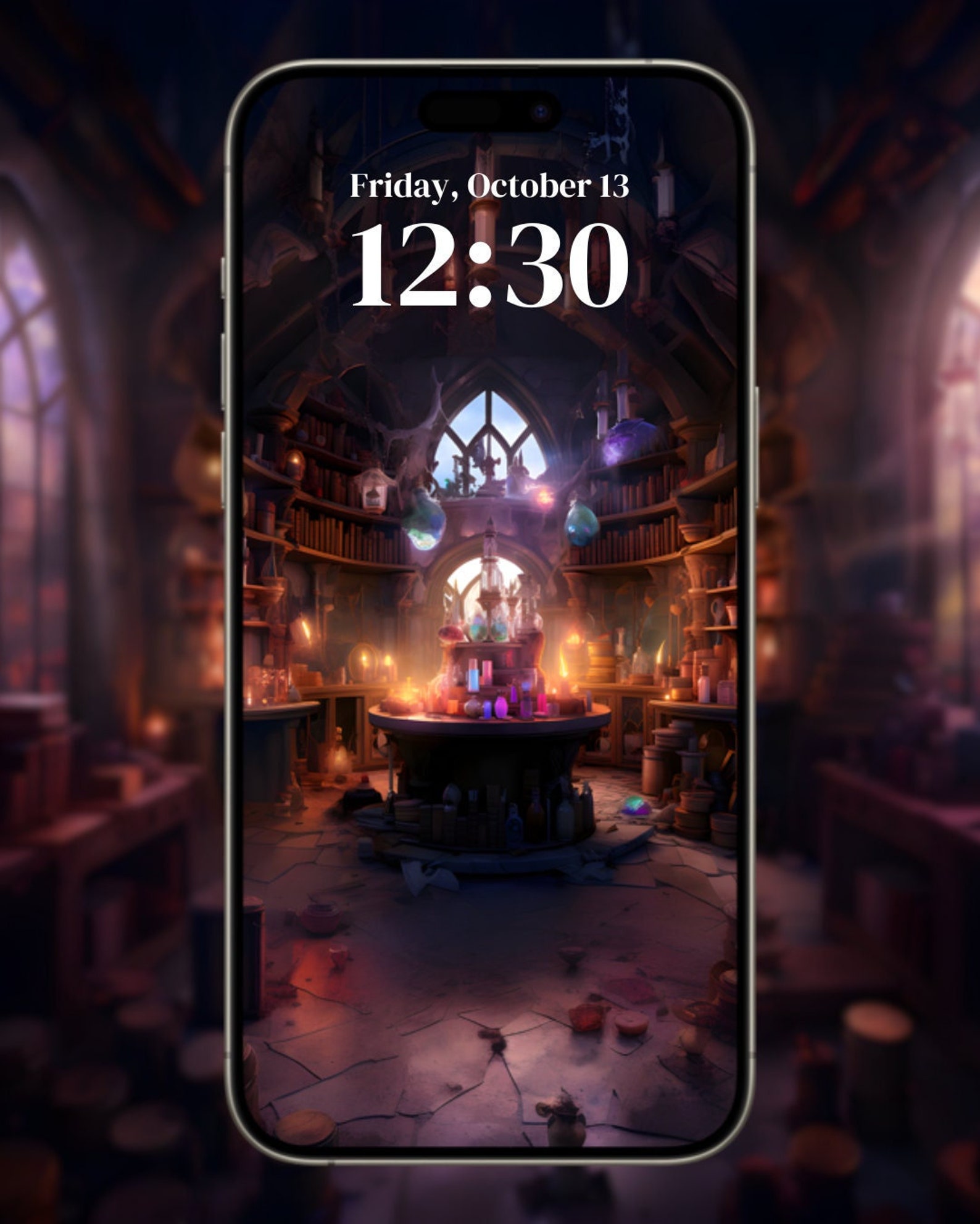 Wizard Apothecary Digital Wallpaper for Iphone, Android, Ipad, Tablets ...