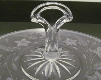 Pinwheel Crystal Plate - Etsy