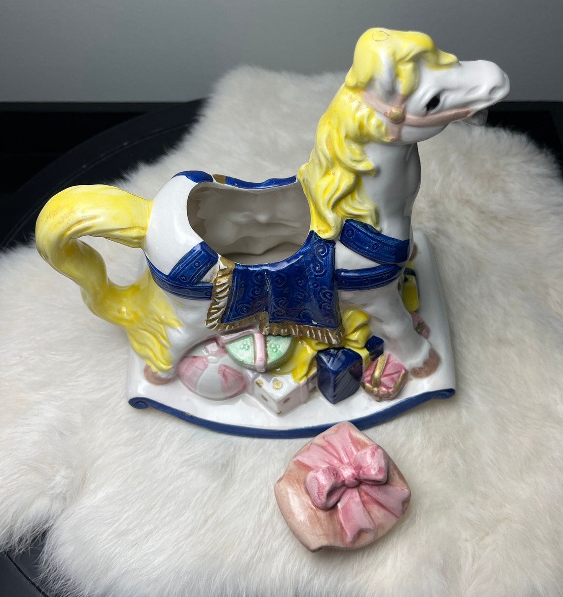 Rocking Horse Tea Pot Collector's Display Item Horse Decor Interesting ...