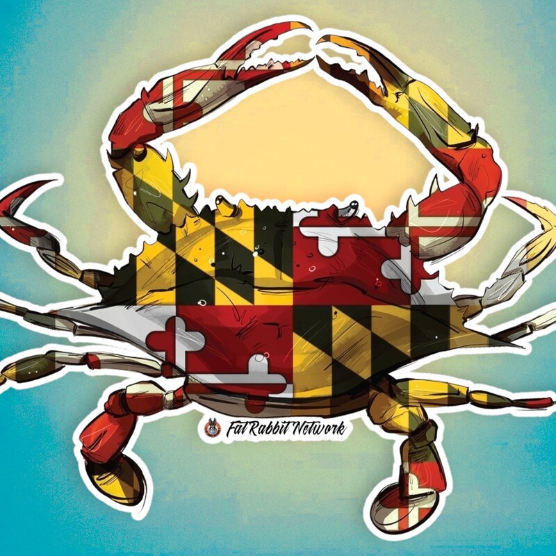 Crab Flag - Etsy