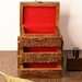Foldable Jewelry Box With 3 Compartments, Engraved Wood Jewelry ...