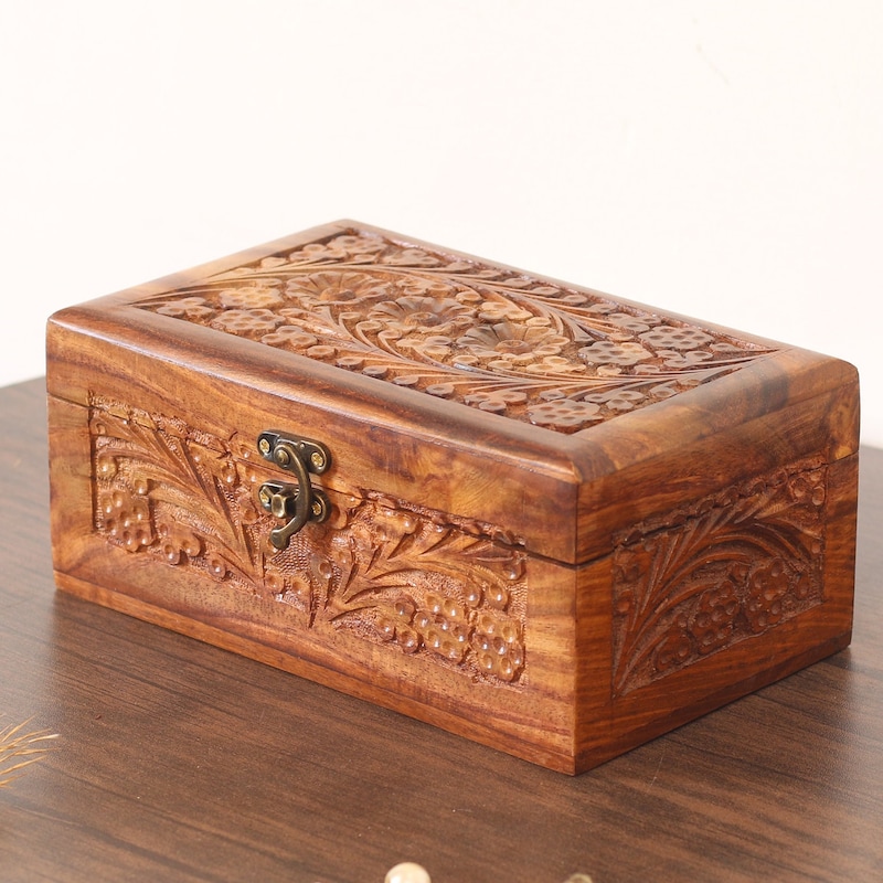 Vintage Wood Box - Etsy