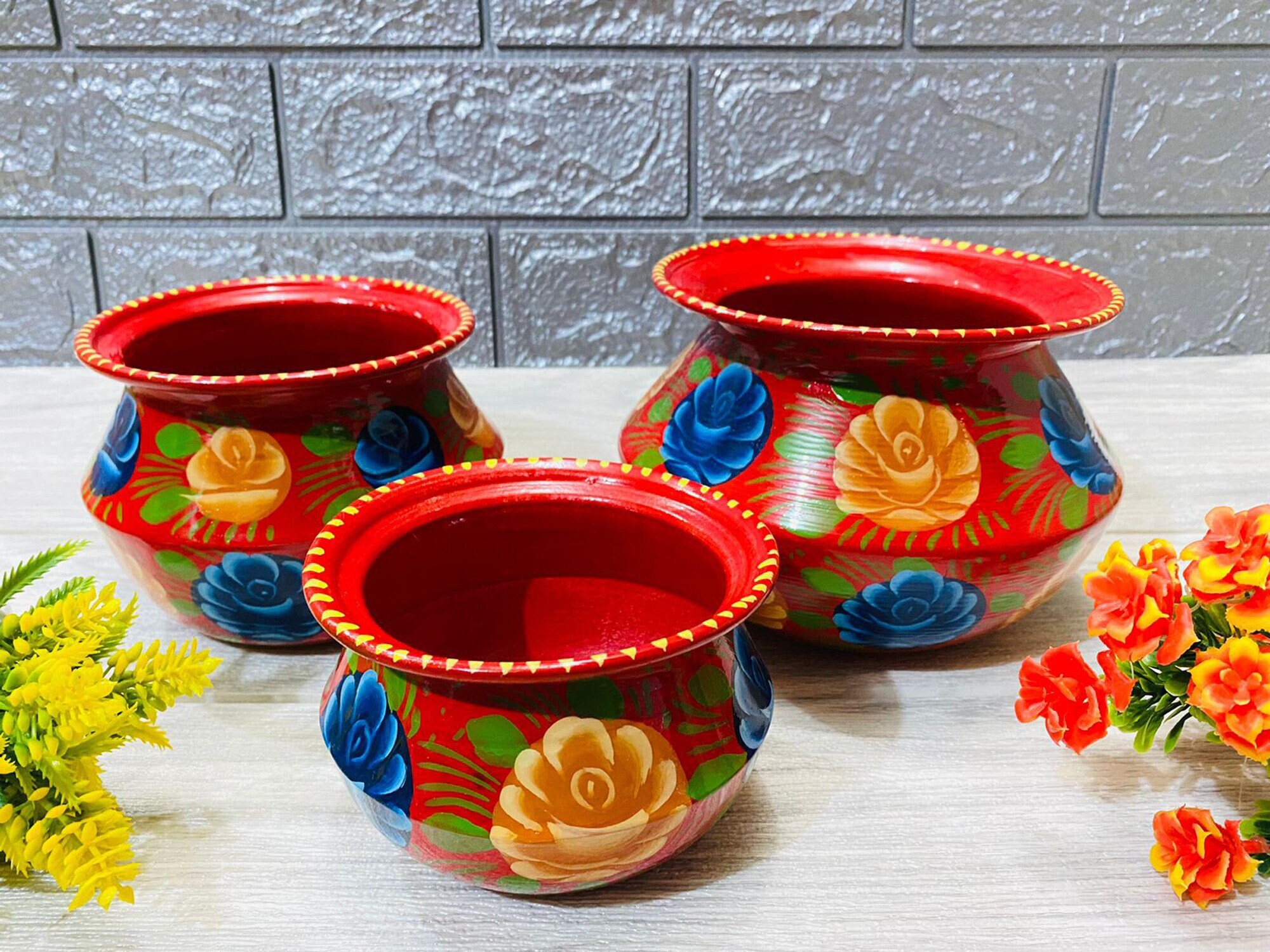 Pot Painting Designs For Wedding