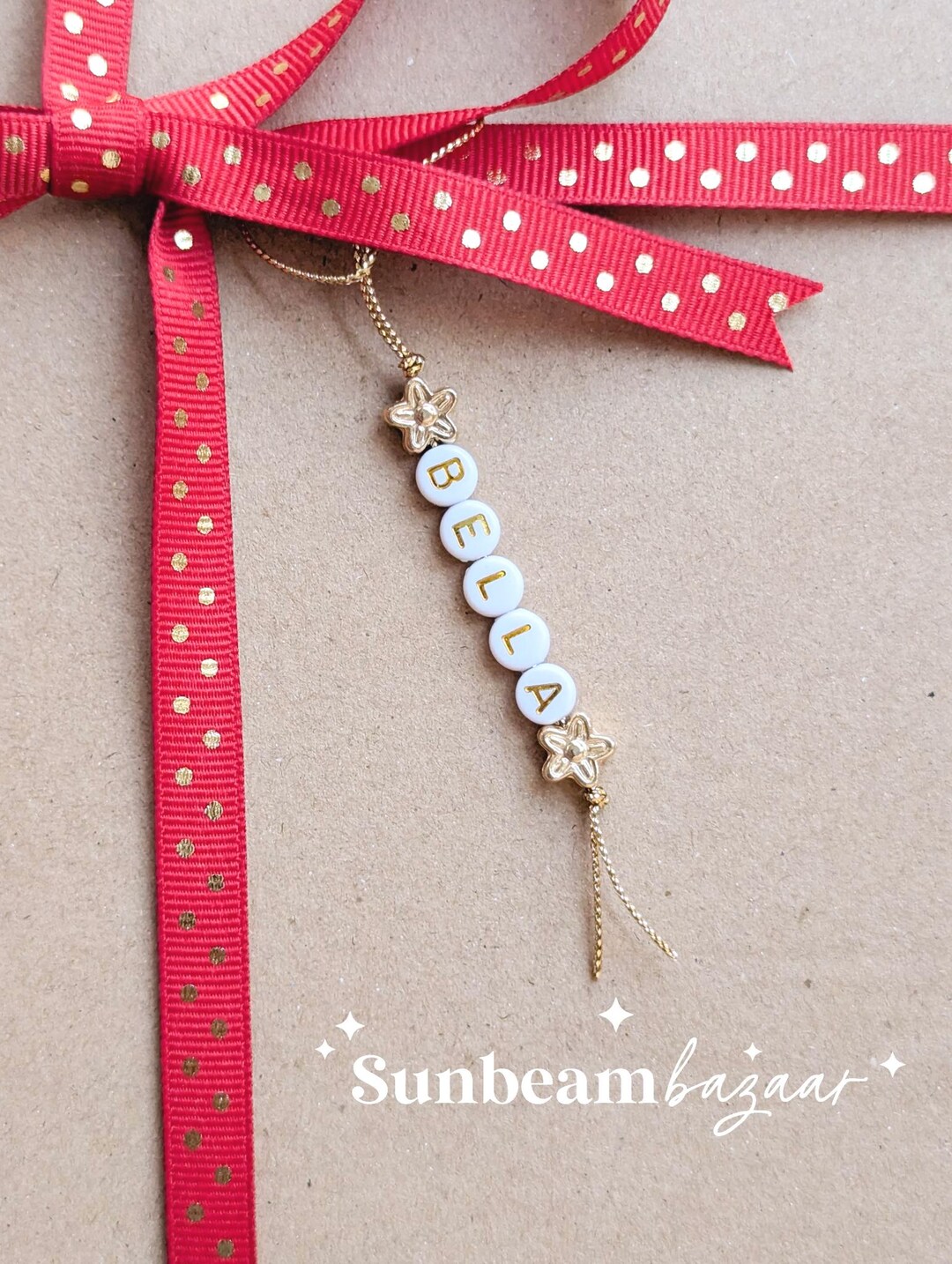 Personalized Gift Tag Charm Accessory Birthday Present Ribbon ...