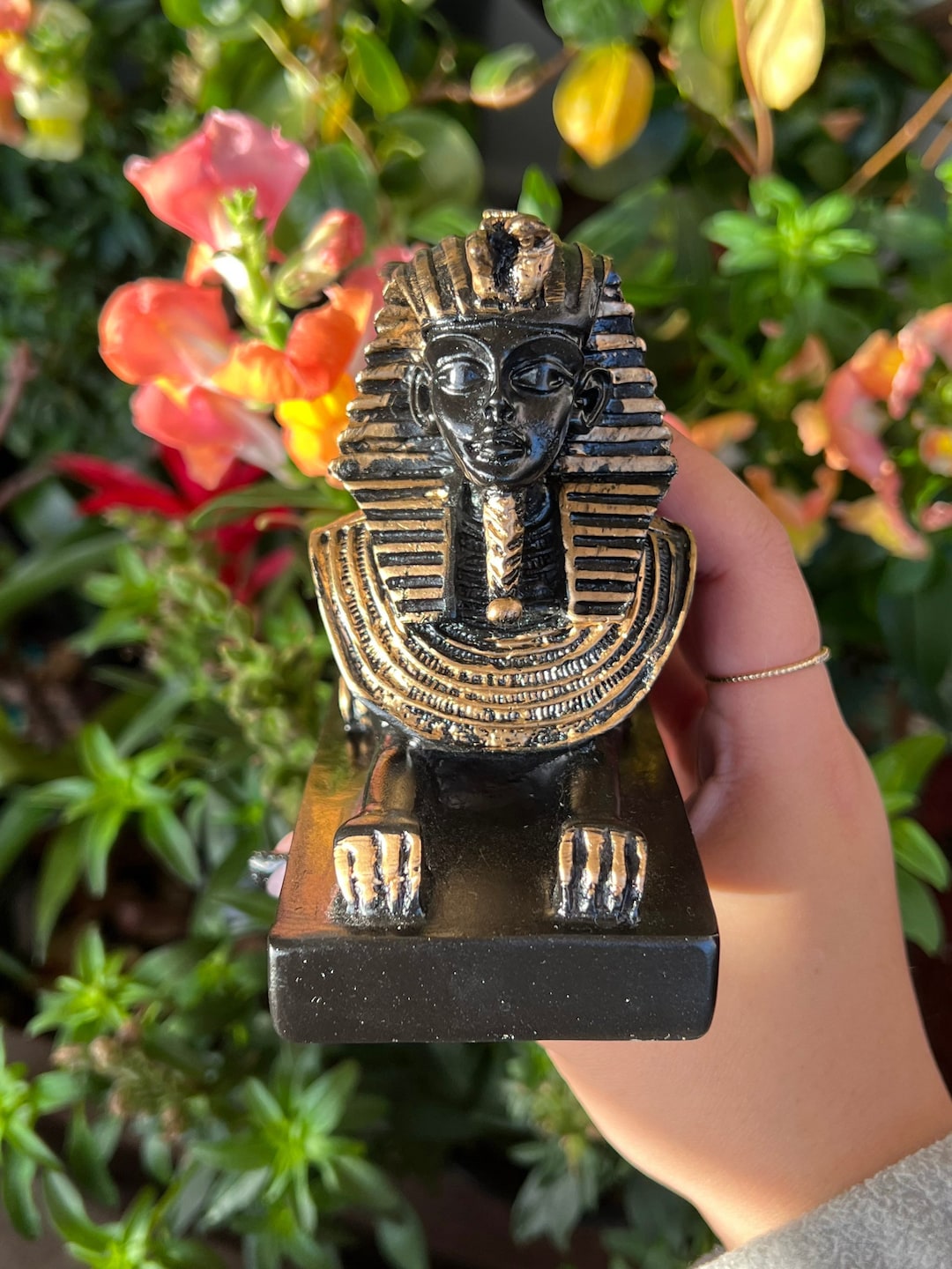 Egyptian Pharaoh Sphere Stand, Crystal Sphere Stand, Crystal Stand ...